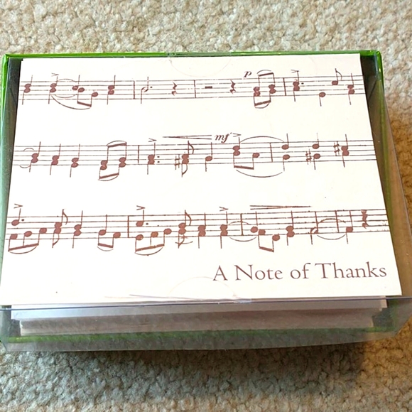 design design | Office | Vintage Music Note Thank You Cards | Poshmark